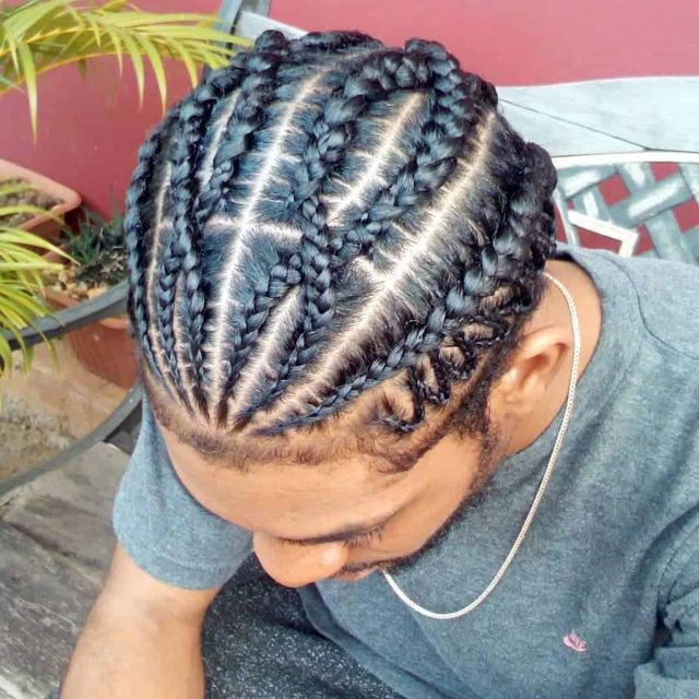 cornrows designs for men